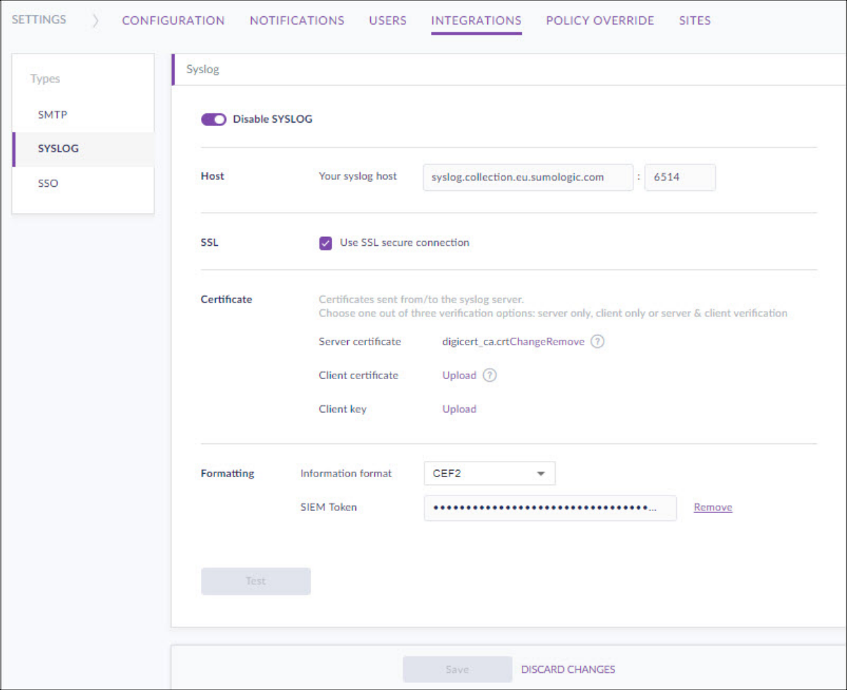 Collect Logs for SentinelOne | Sumo Logic Docs