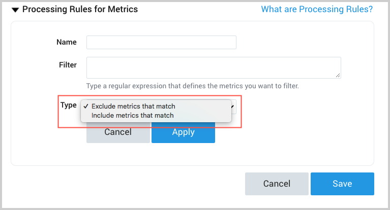 Metrics Include and Exclude Rules | Sumo Logic Docs