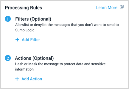 Create a Processing Rule | Sumo Logic Docs