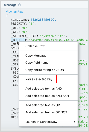 Parse JSON Formatted Logs | Sumo Logic Docs