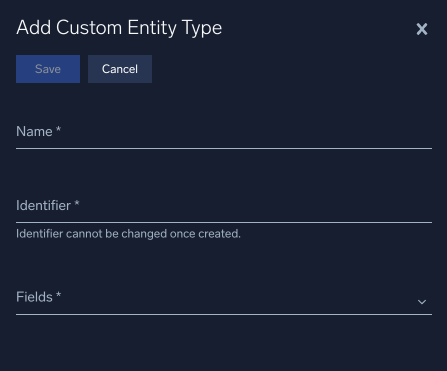 Create A Custom Entity Type Sumo Logic Docs