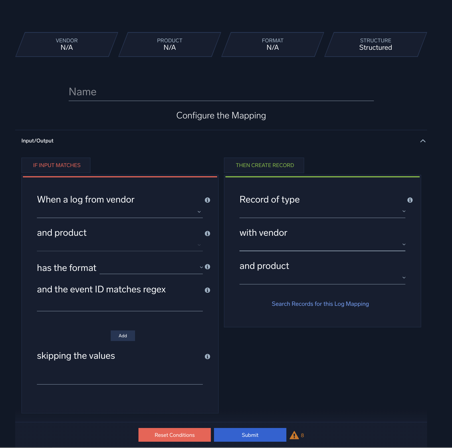 Create A Structured Log Mapping Sumo Logic Docs 3178