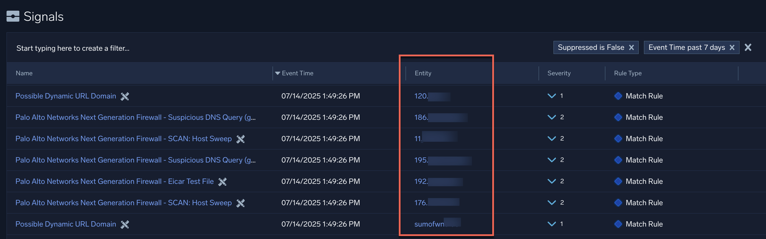 Insight Generation Process | Sumo Logic Docs