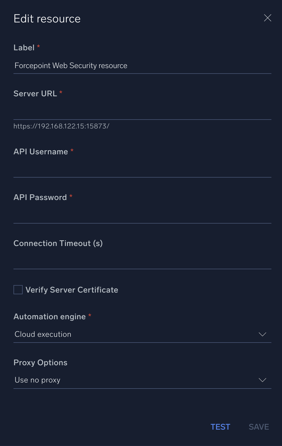 Forcepoint Web Security | Sumo Logic Docs