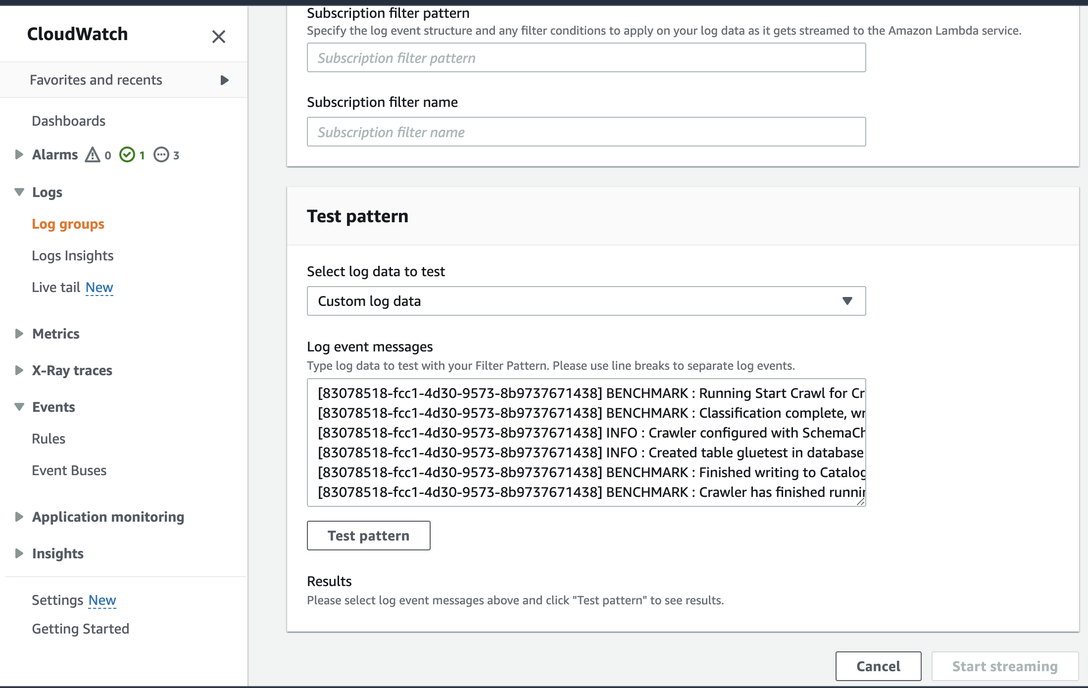 Collect Amazon CloudWatch Logs using a CloudFormation Template | Sumo Logic Docs