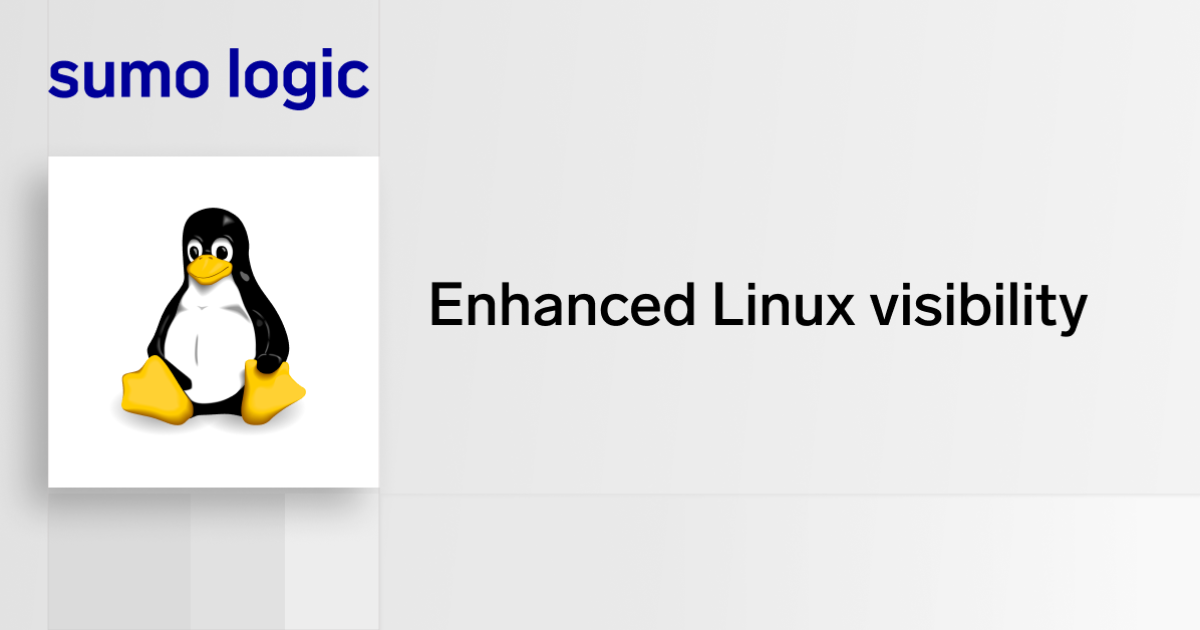 Enhanced linux visibility with Sumo Logic