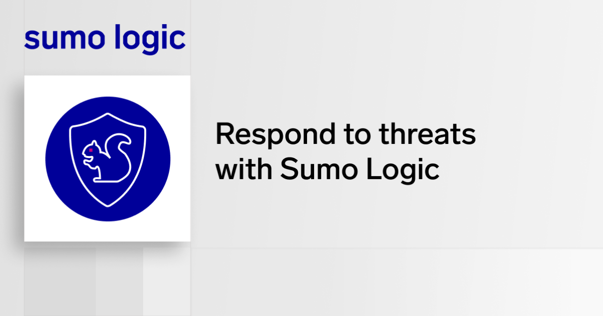 Responding to remote service appliance vulnerabilities with Sumo Logic