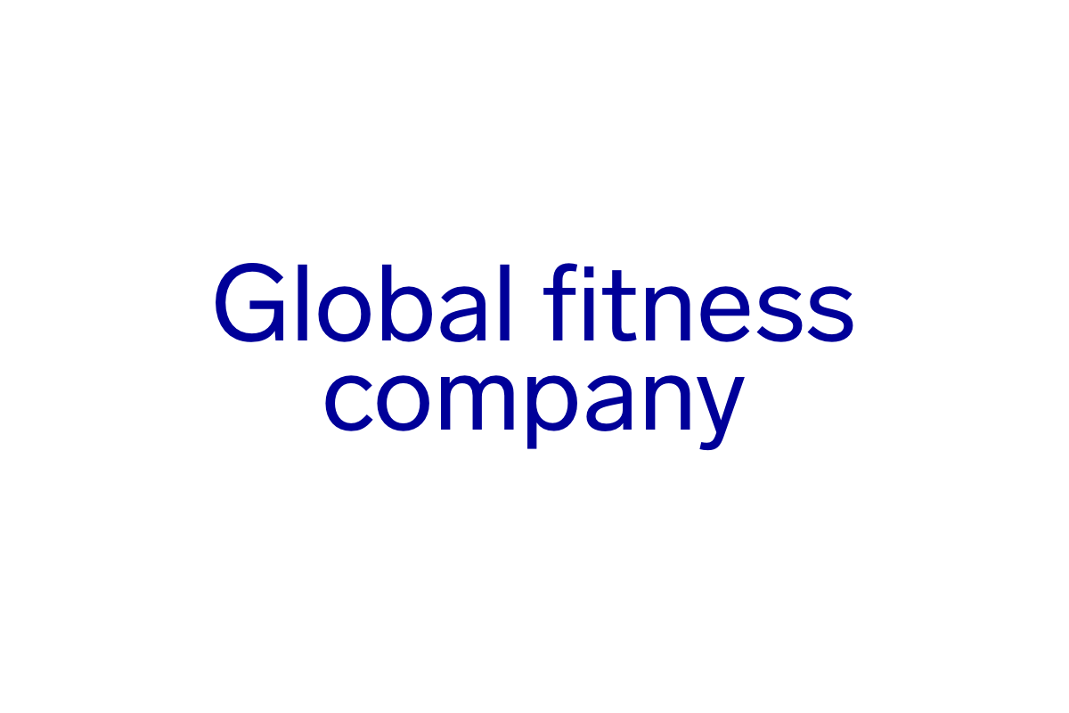 Global fitness company