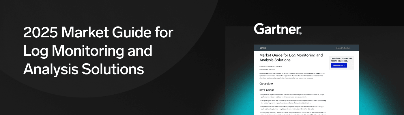The Gartner 2025 Market Guide for Log Monitoring and Analysis Solutions